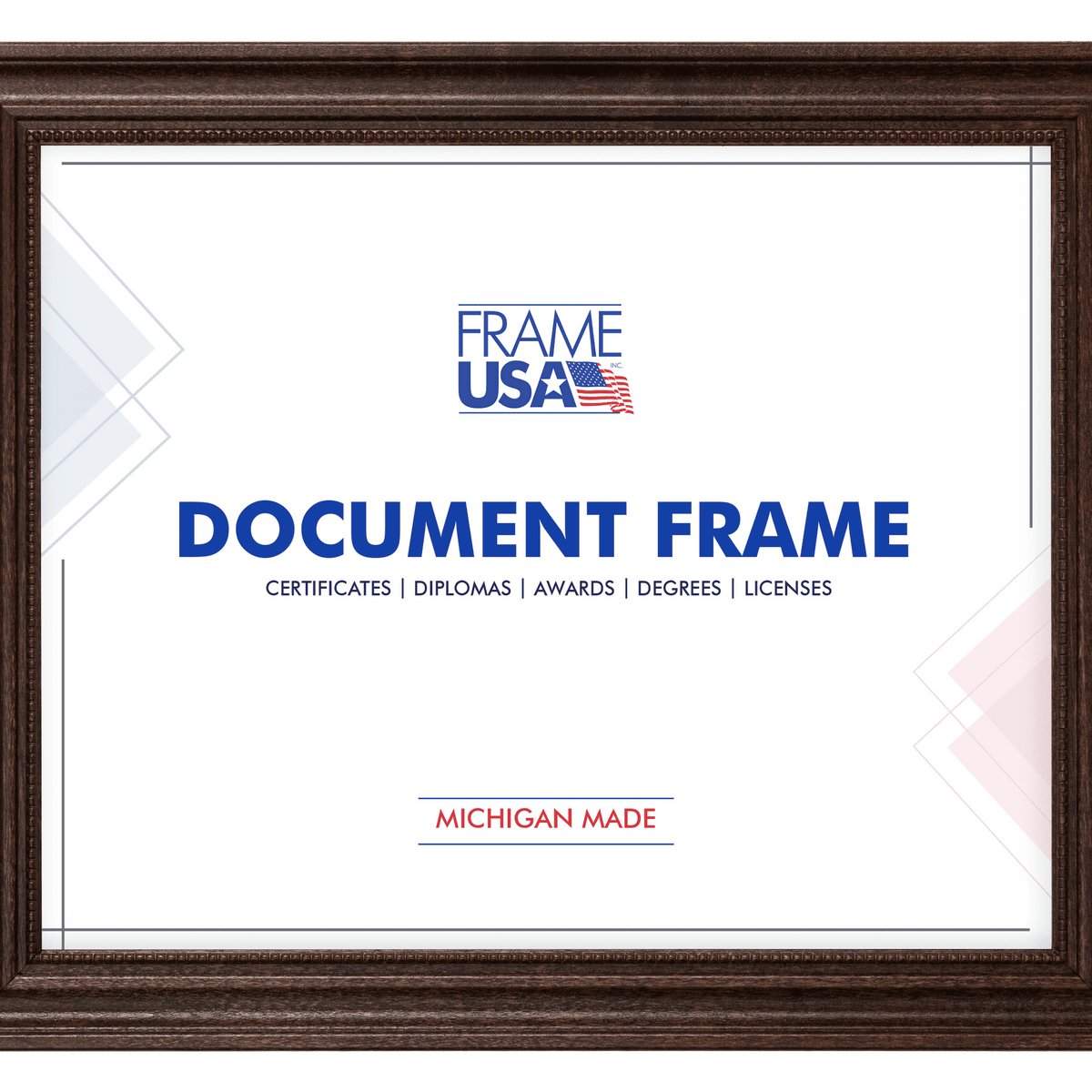 Certificate Picture Frames - Walnut | Wood Certificate Frames – Frame USA